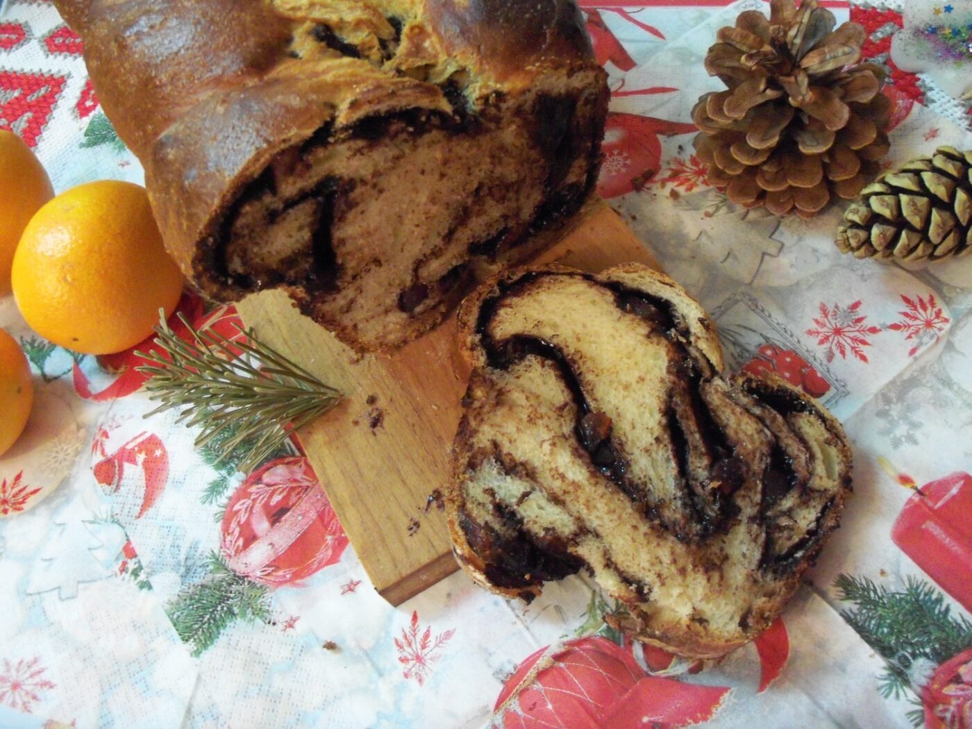 Cozonac cu cacao, ciocolata, portocala si rahat | iCooking - pentru ...