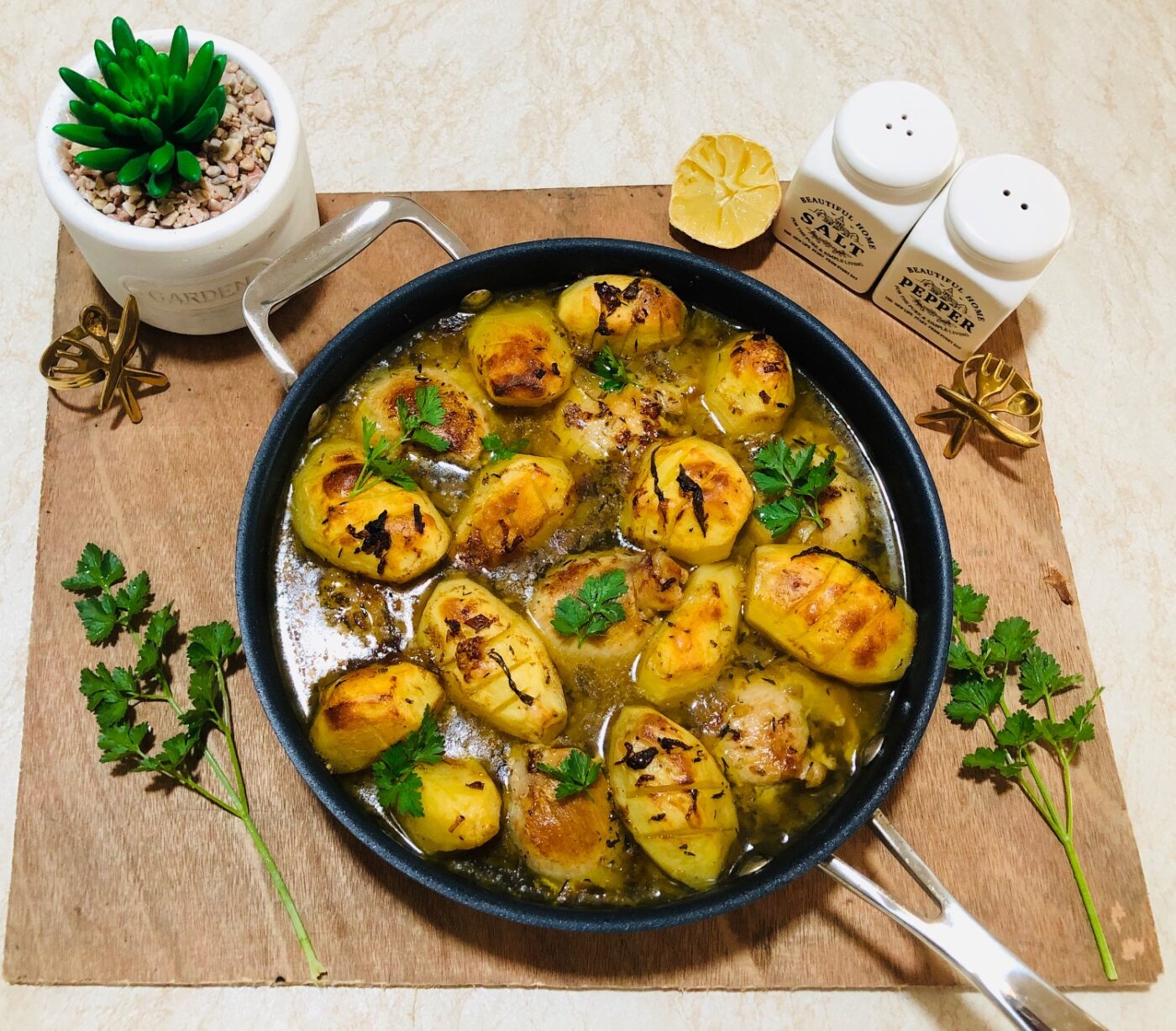 Pui frantuzesc cu cartofi la cuptor | iCooking - pentru bucatarii de acasa